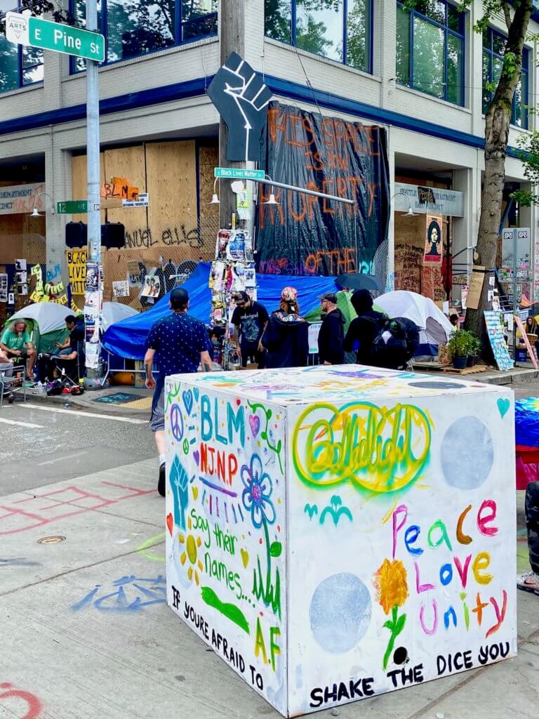 The Art of Seattle CHOP (Capitol Hill Occupied Protest) - a photo ...
